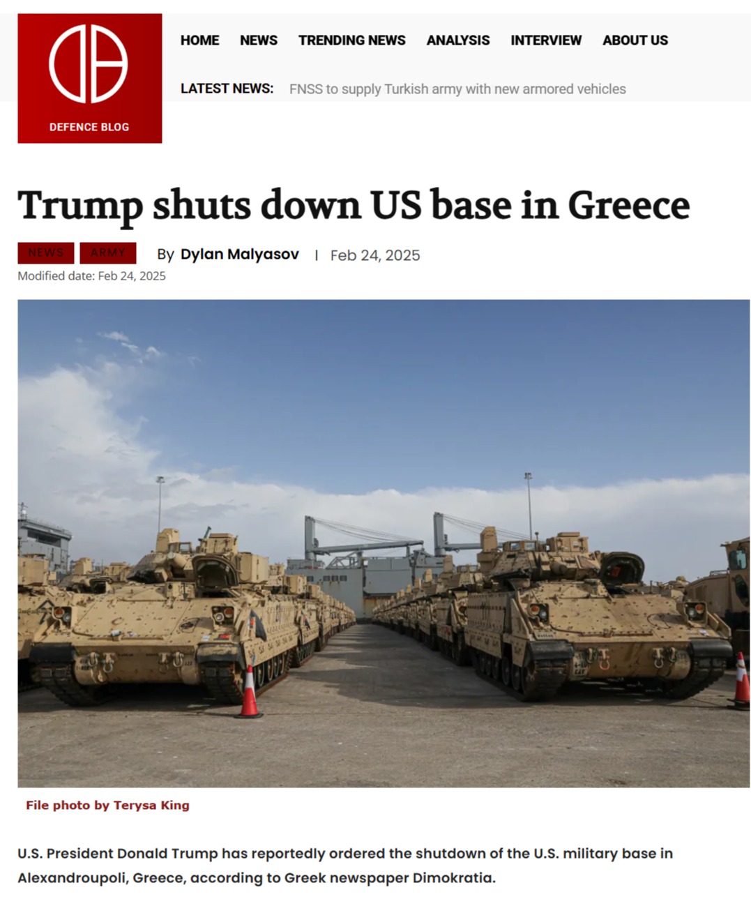 Fact-Check: Is the US Shutting Down a "Military Base" In ...
